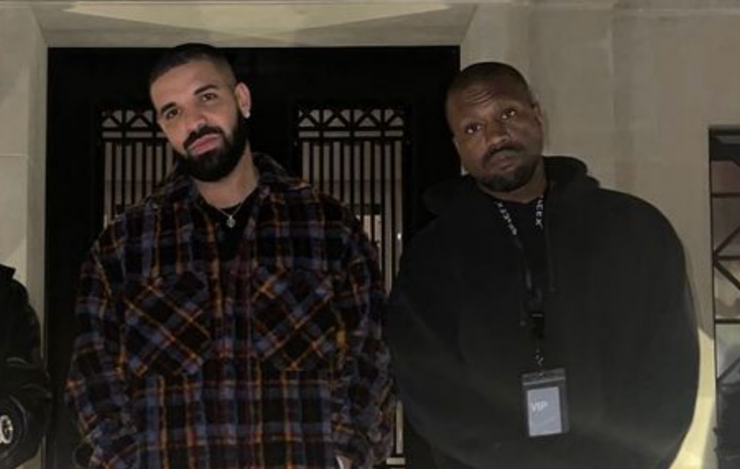Kanye West and Drake pose for photo together appearing to end feud