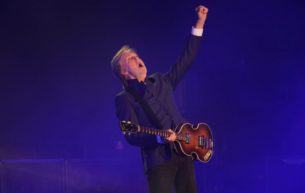 Watch Paul McCartney debut ‘new’ Beatles song ‘Now and Then’ in concert