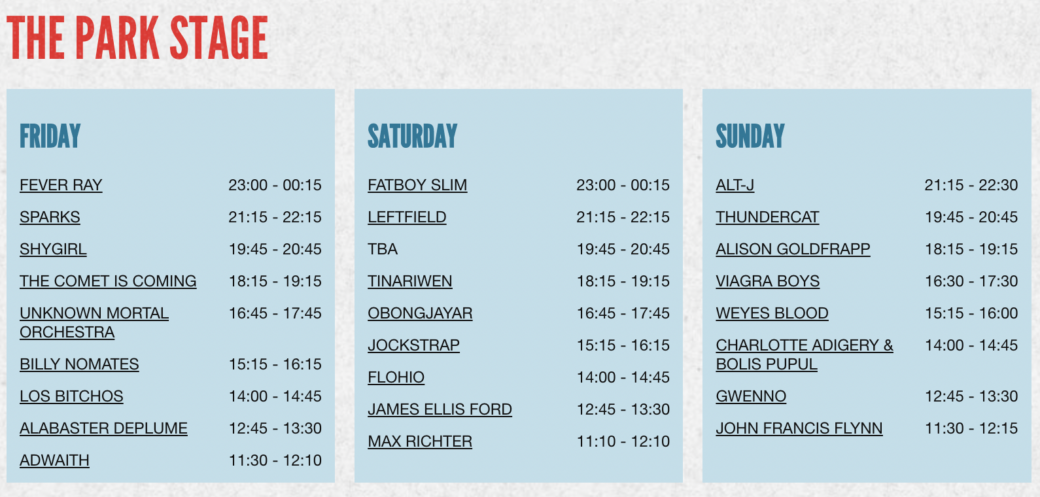 Are Pulp doing a secret set at Glastonbury?