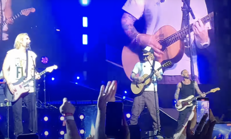 Watch Ed Sheeran join Busted on stage in London to perform 'Who's David'