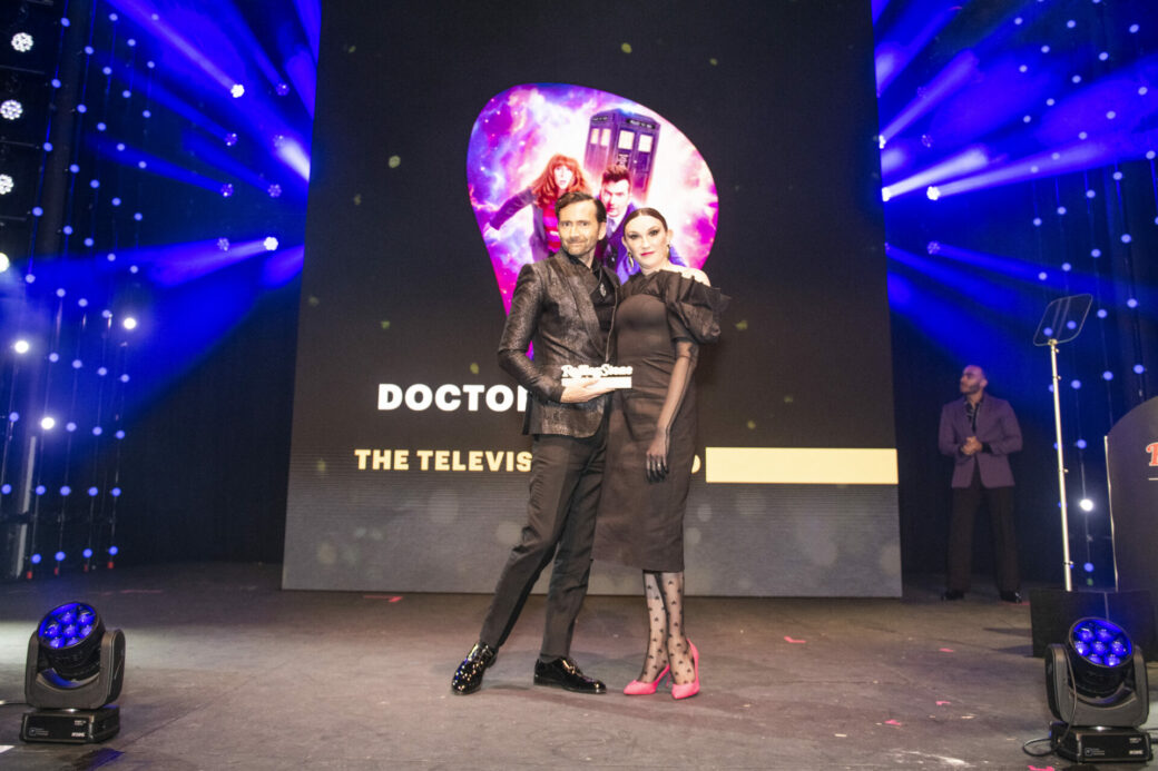 Watch Doctor Who's David Tennant accept the Television Award at the ...