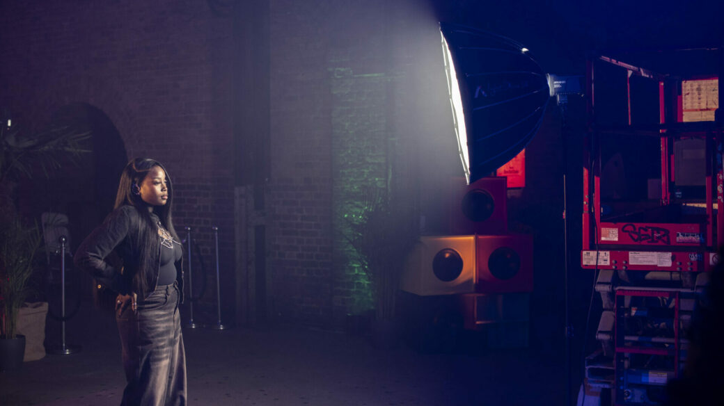 Behind the scenes with Bellah at THE CONCEPT A.I. ALBUM launch party ...