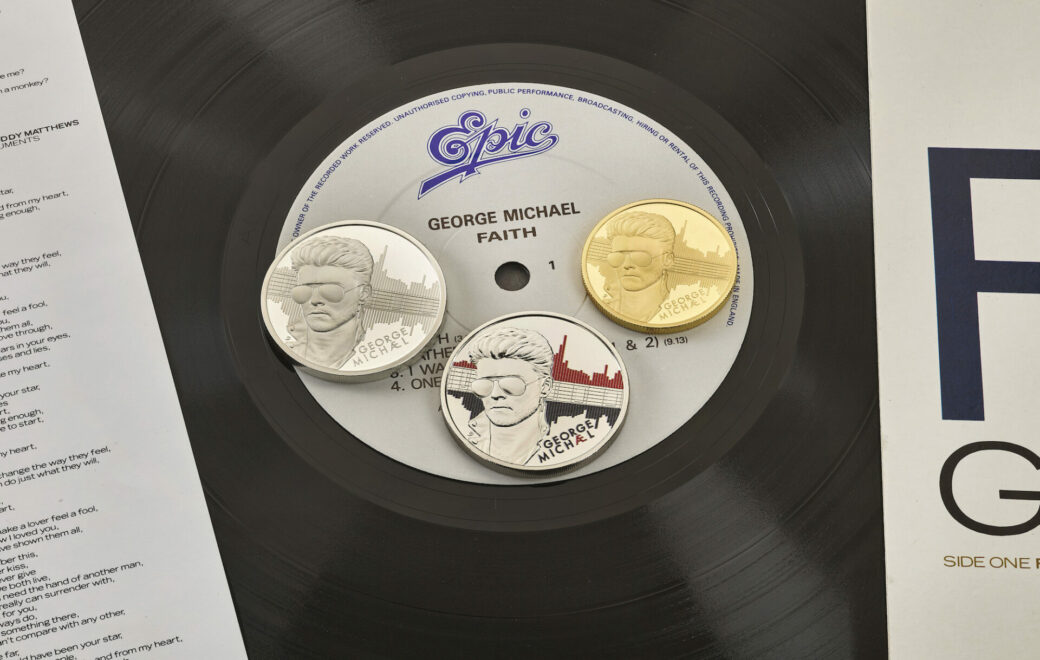 George Michael honoured with new collectable coin