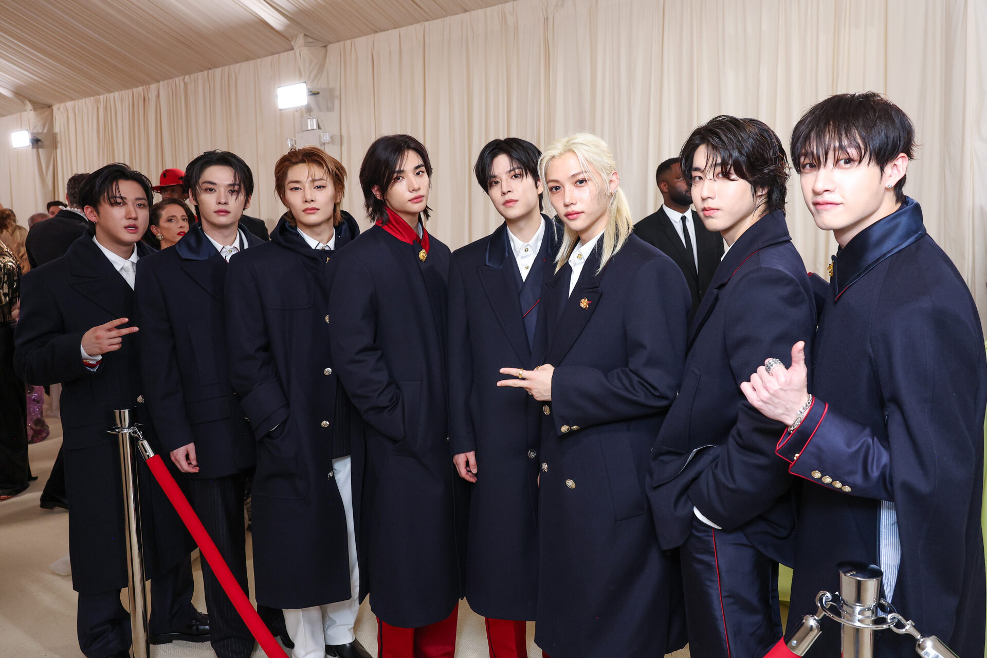 Check out an exclusive Tommy Hilfiger image of Stray Kids at The Met Gala
