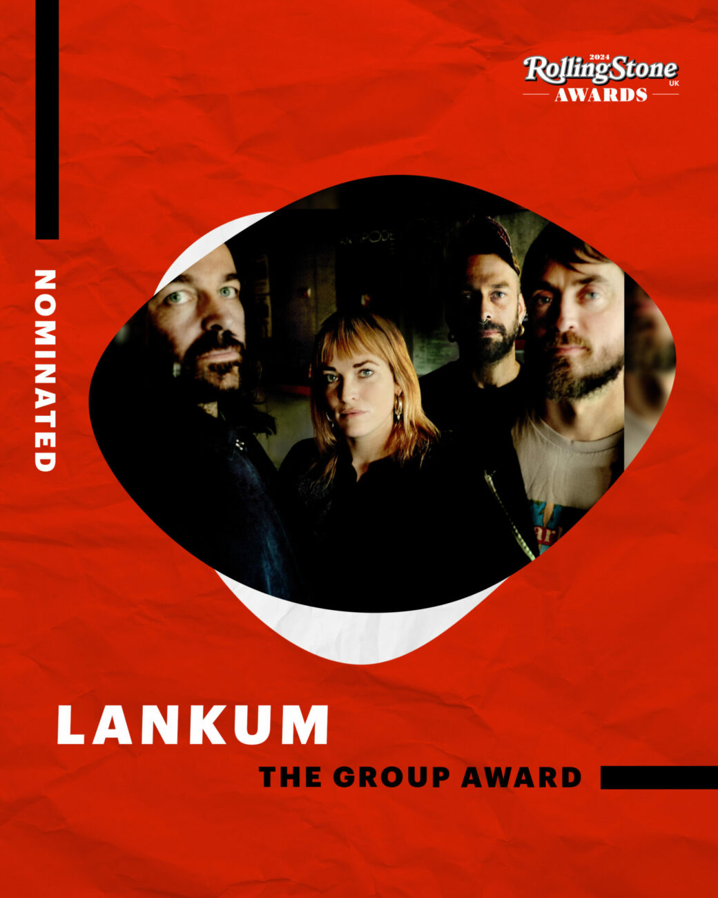 Here‘s the nominees for The Group Award at the Rolling Stone UK Awards 2024