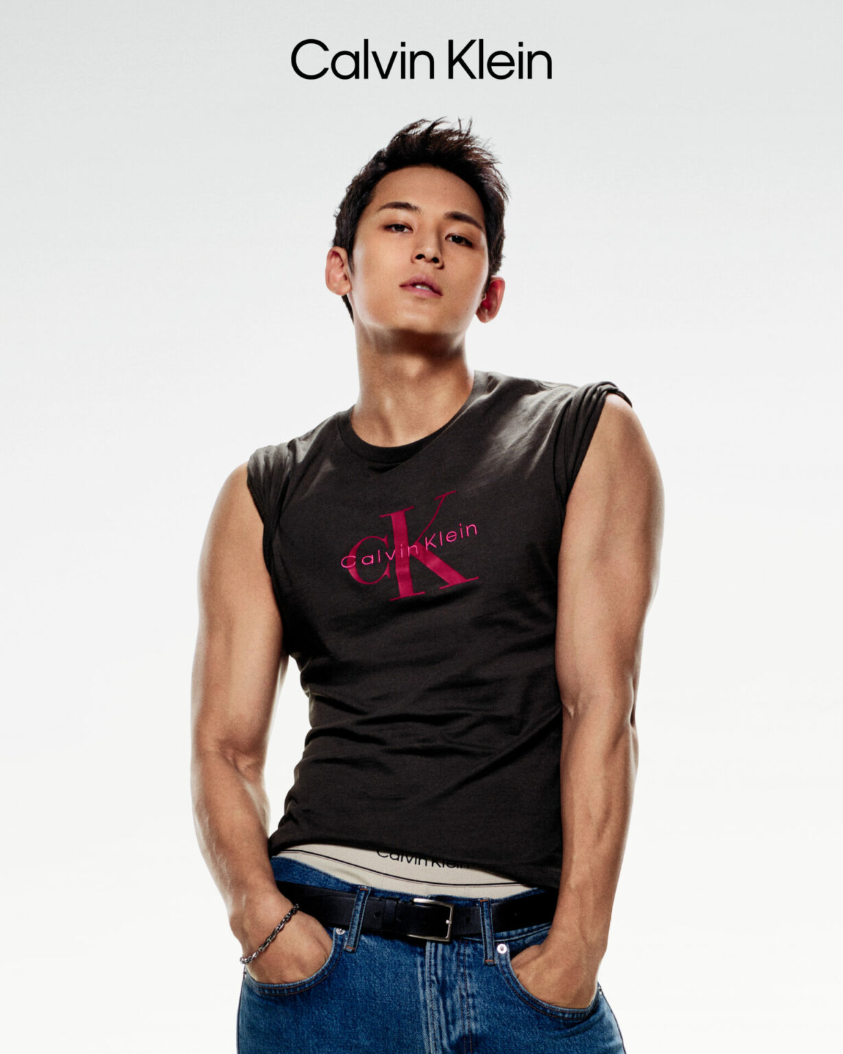 SEVENTEEN’s Mingyu channels the 90s in Calvin Klein denim - Rolling ...